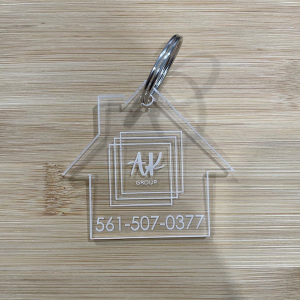 Realtor Keychain - Etsy