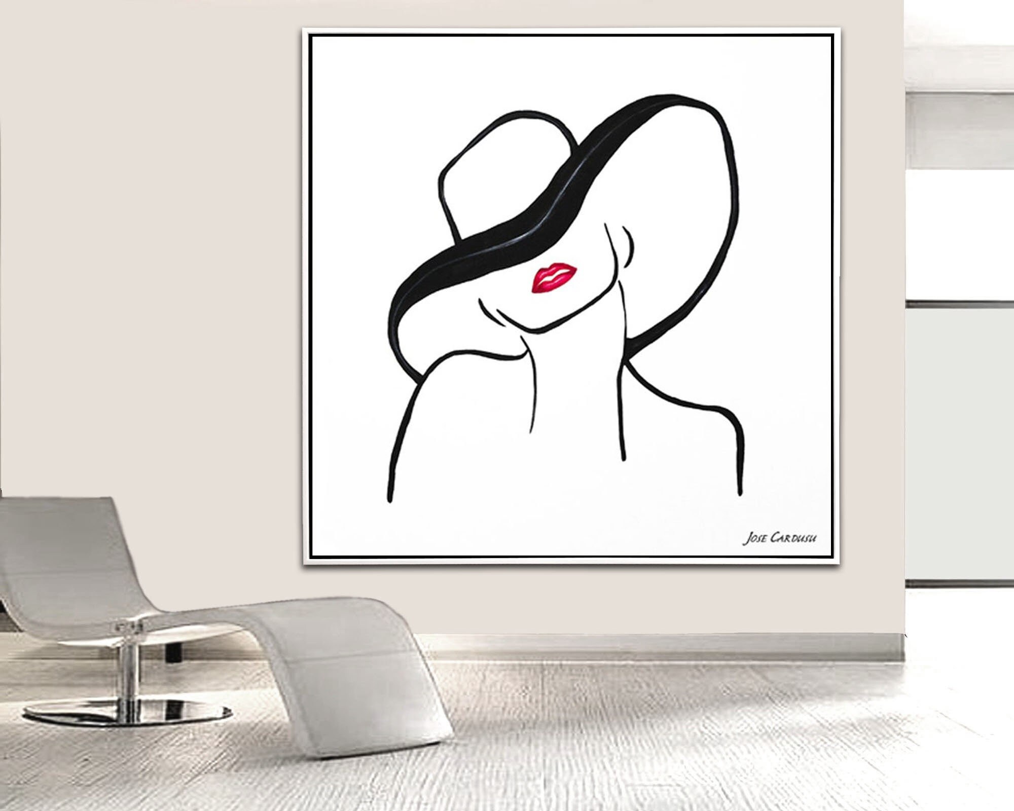 Minimalist Woman Painting Minimalist Line Painting Black and - Etsy ...