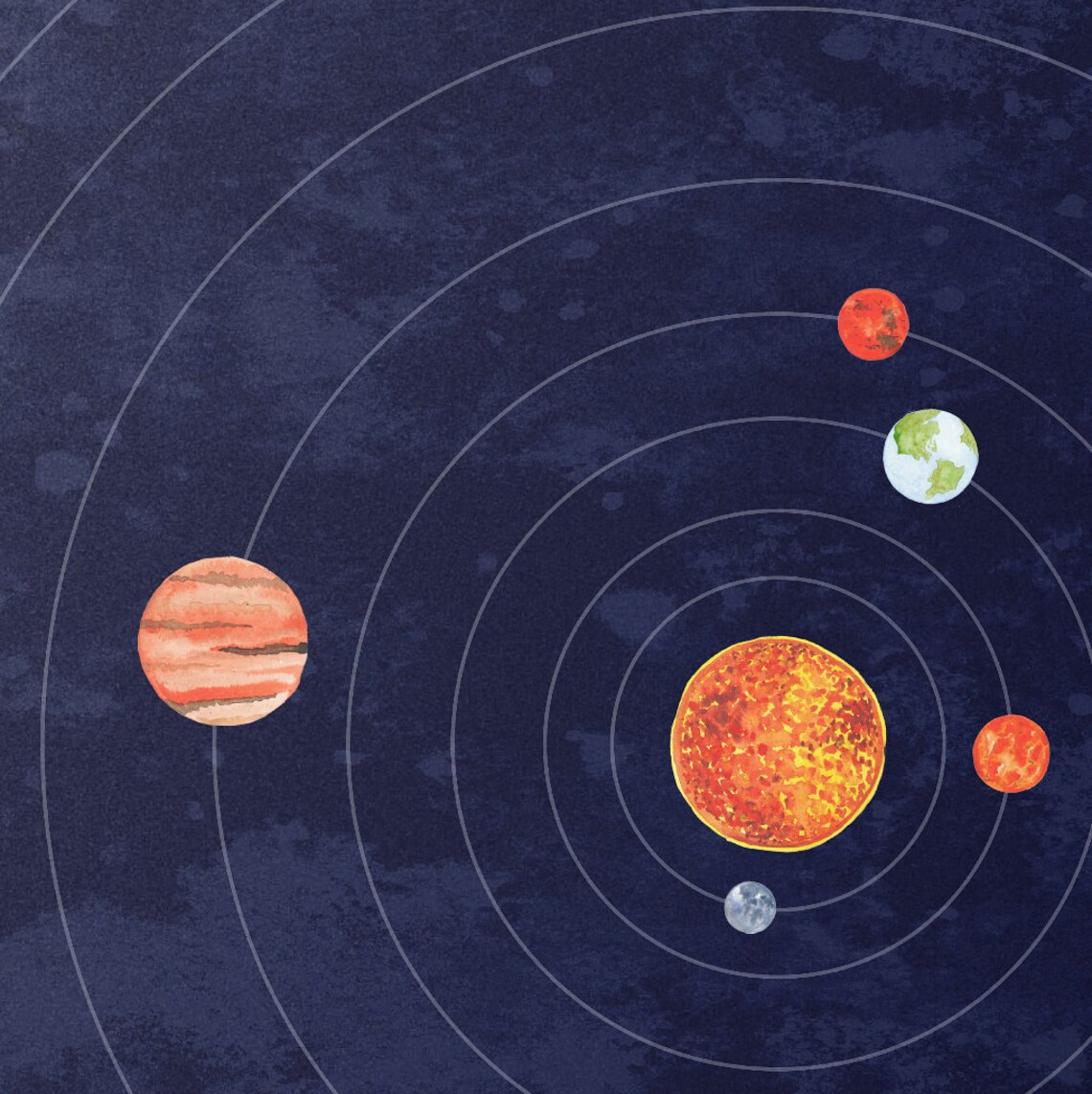 Solar System Map Cartoon Solar System Map Cartoon