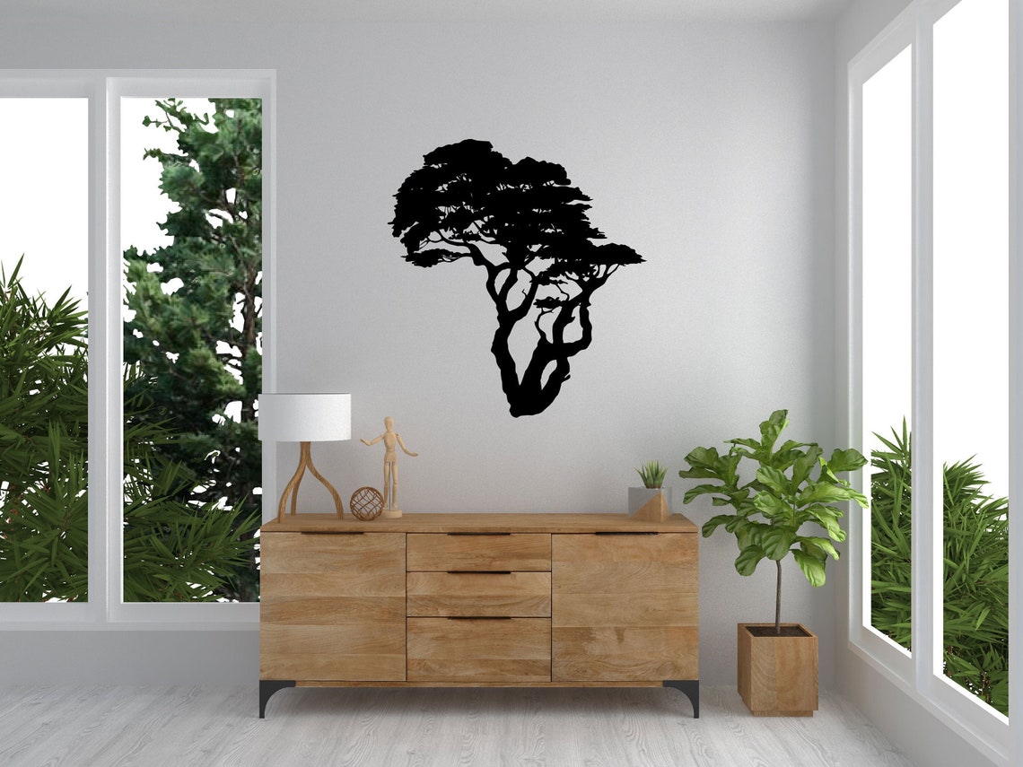 Africa Acacia Tree Digital Download SVG PNG 2 Versions - Etsy