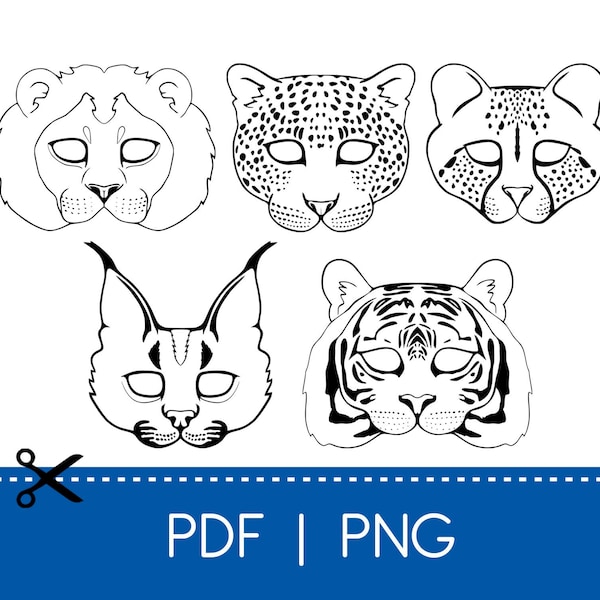 Cat Masks - Etsy