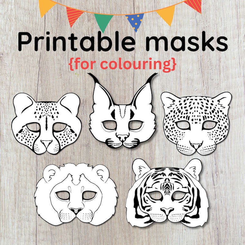 Cat Face Mask - Etsy