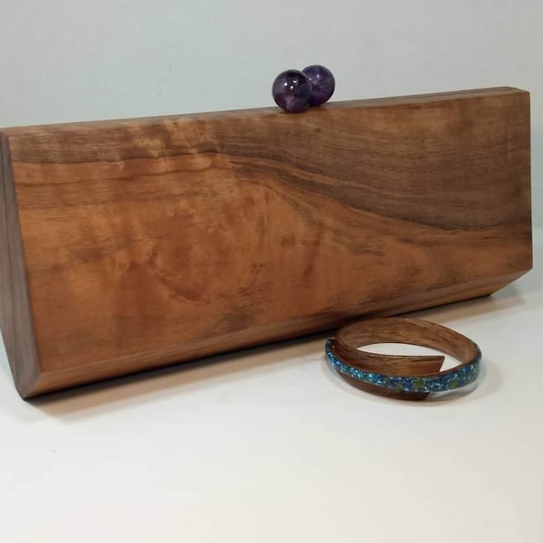 Wood Clutch - Etsy
