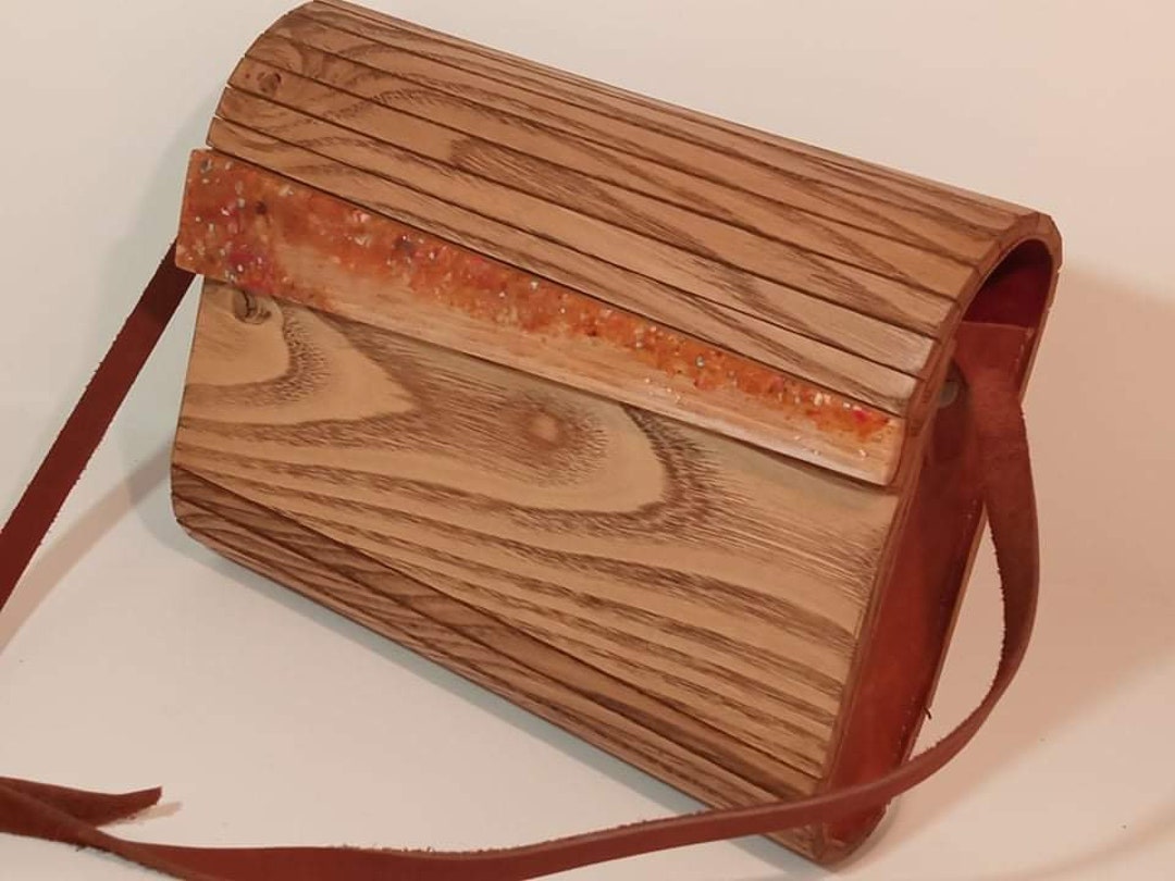 Wood Bag/wood Purse/ Wood Clutch/ Handcrafted Original Natural Wood ...