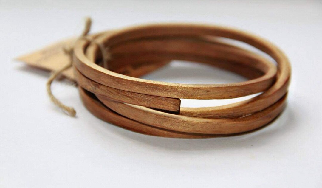 Wooden Bracelet With Enamel/ Wooden Bangle/ Ladies Bracelet/ Modern ...