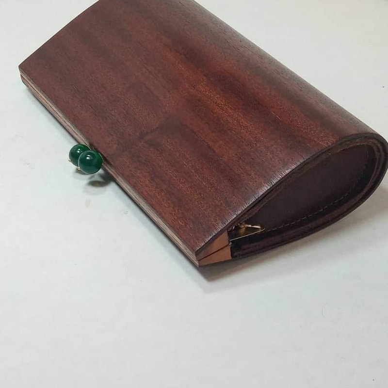 Wood Clutch - Etsy