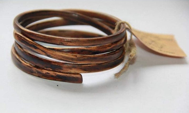 Wooden Bracelet With Enamel/ Wooden Bangle/ Ladies Bracelet/ Modern ...
