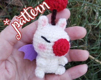 Amigurumi Moogle Final Fantasy Crochet Pattern for - Etsy