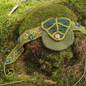 Enchanted Woodland Belt, Leaf Pouch, Forest Fashion, Elven, Cosplay ...