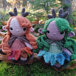Forest Elf, Druid, Dryad, Deer, Amigurumi, Forestcore, Crochet Pattern ...