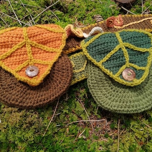 Enchanted Woodland Belt, Leaf Pouch, Forest Fashion, Elven, Cosplay ...