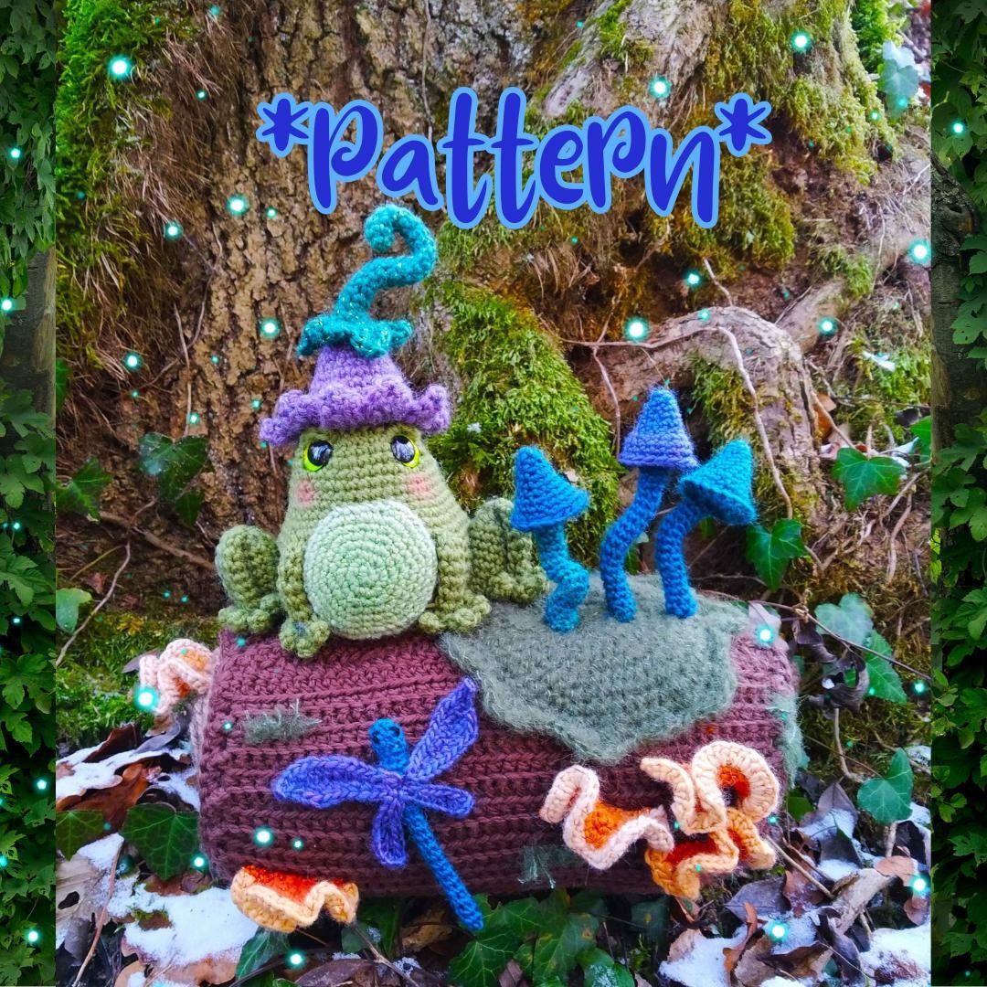 Fairy Log, Frog, Mushroom, House Decoration, Cute Cushion, Cottagecore ...