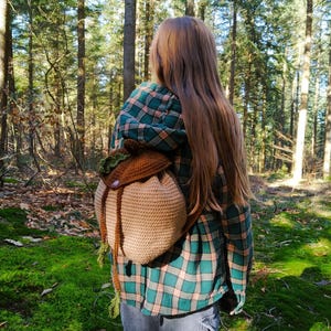 Acorn Backpack, Foraging Bag, Forest Fashion, Fantasy, Cosplay, Nature ...