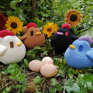 Coop Friends Amigurumi, Chicken, Duck, Rabbit, Crochet Pattern Bundle ...