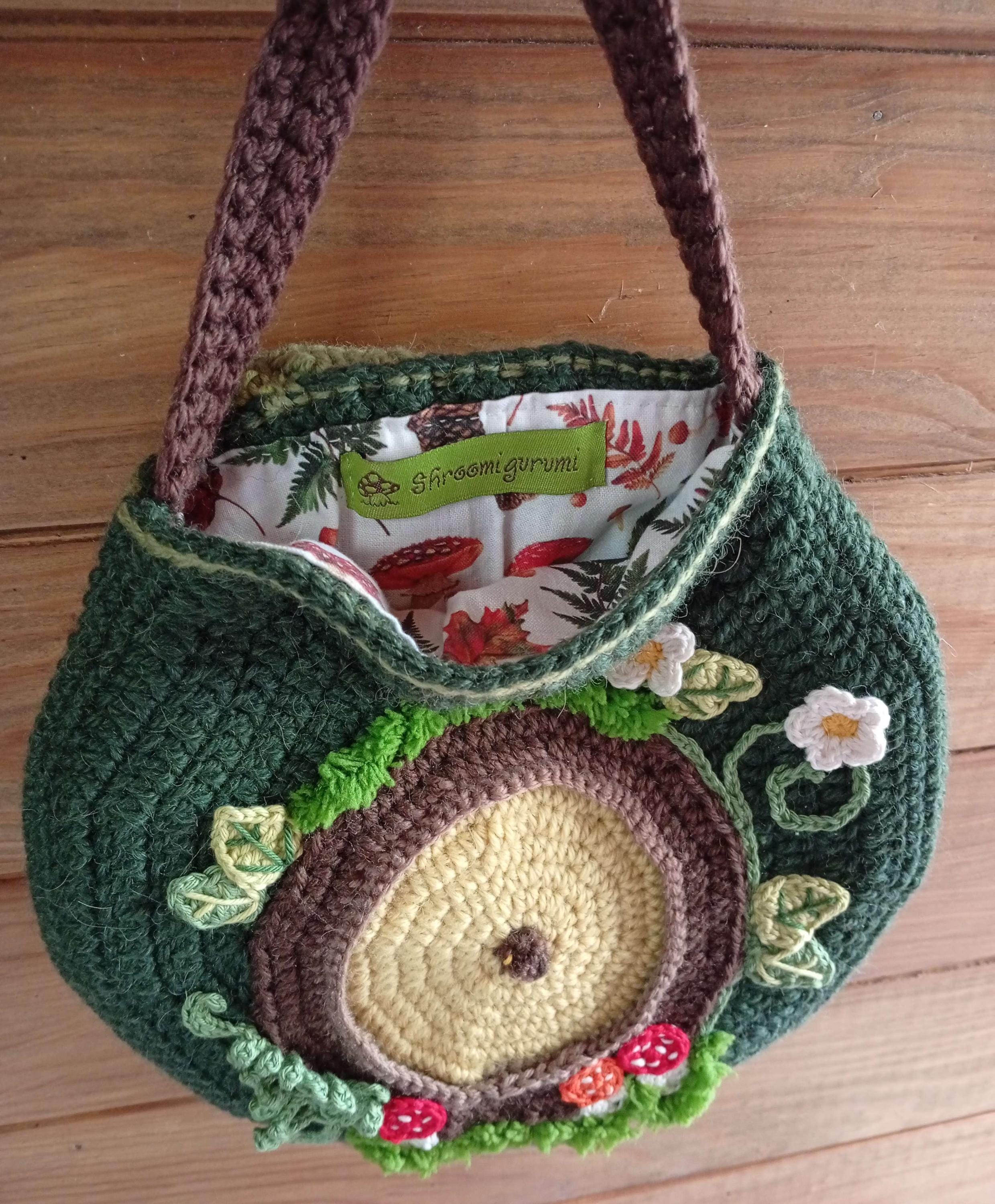 Round Door Crossbody Bag, Cottagecore, Fantasy, Cosplay, Halfling Fan ...