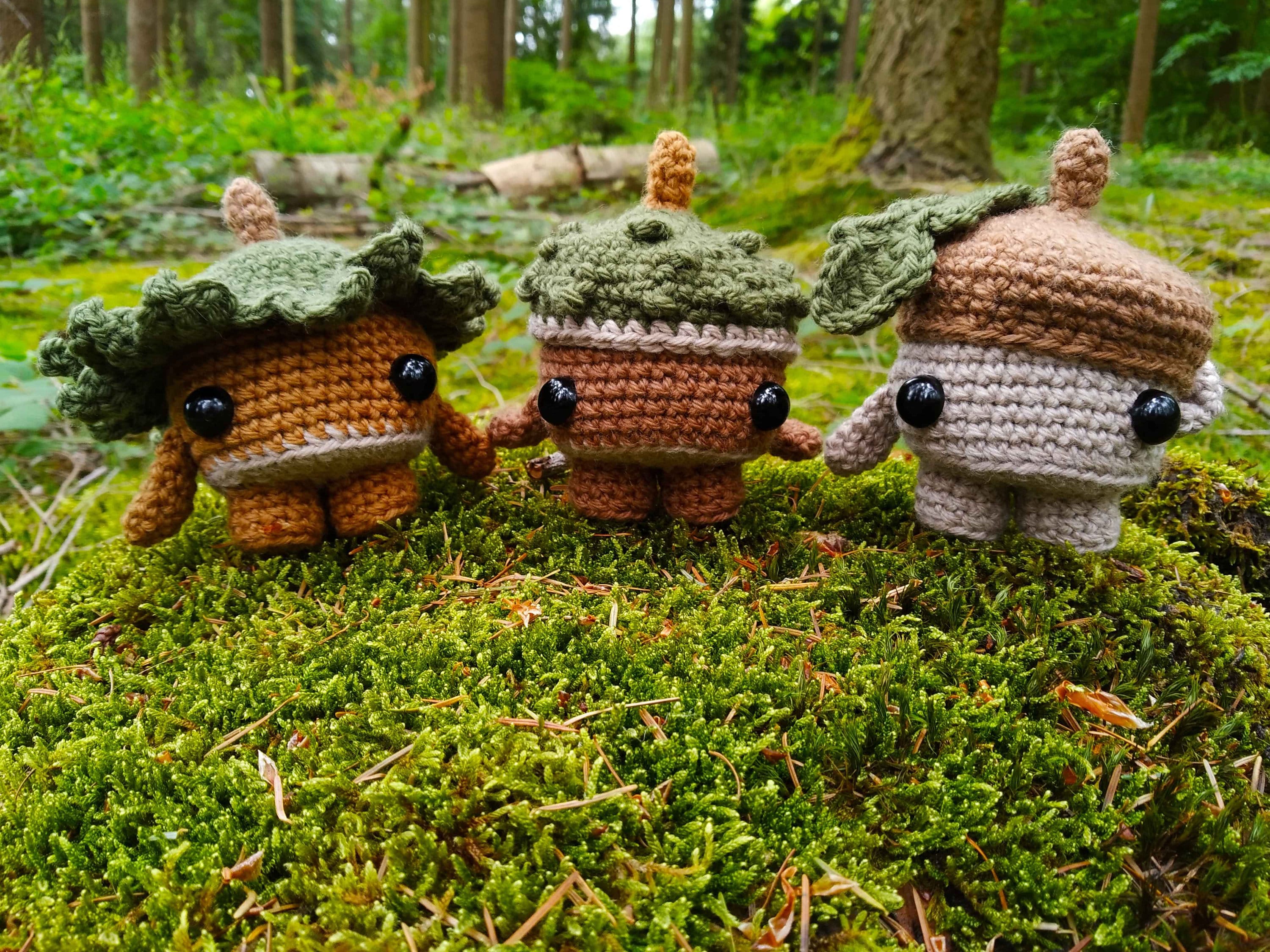 Little Nut Folks, Forest Creatures, Acorn, Hazelnut, Chestnut, Nature ...