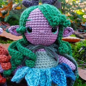 Forest Elf, Druid, Dryad, Deer, Amigurumi, Forestcore, Crochet Pattern ...