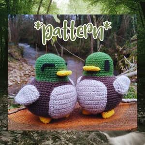 Coop Friends Amigurumi, Chicken, Duck, Rabbit, Crochet Pattern Bundle ...