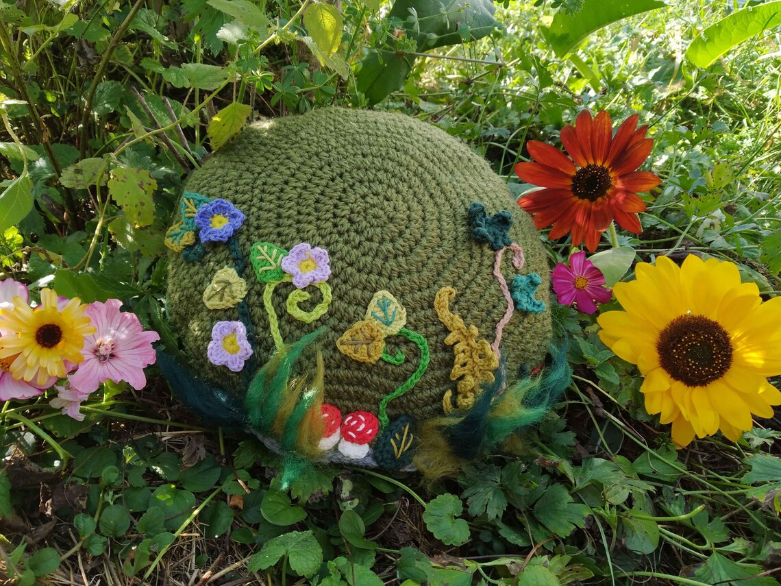 Round Door Pillow, Fantasy, Cottagecore, Fairycore, Cozy Home Decor ...