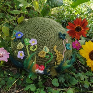 Round Door Pillow, Fantasy, Cottagecore, Fairycore, Cozy Home Decor ...