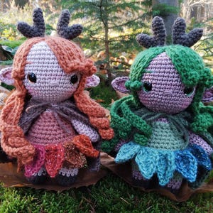 Forest Elf, Druid, Dryad, Deer, Amigurumi, Forestcore, Crochet Pattern ...