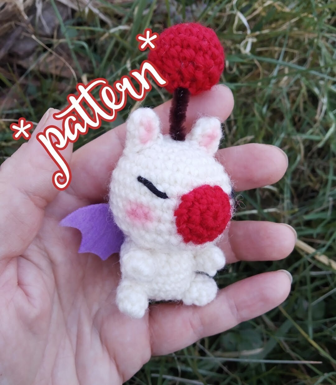Tiny Moogle Crochet Pattern Amigurumi - Etsy