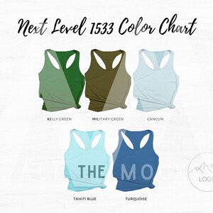 Next Level 1533 Color Chart | Digital File Color Chart for Next Level ...