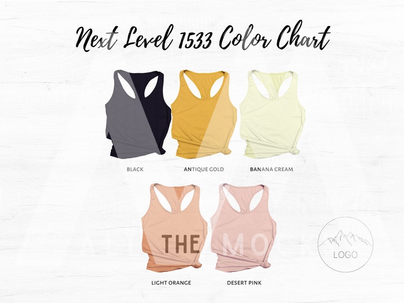 Next Level 1533 Color Chart Digital File Color Chart for Next Level ...