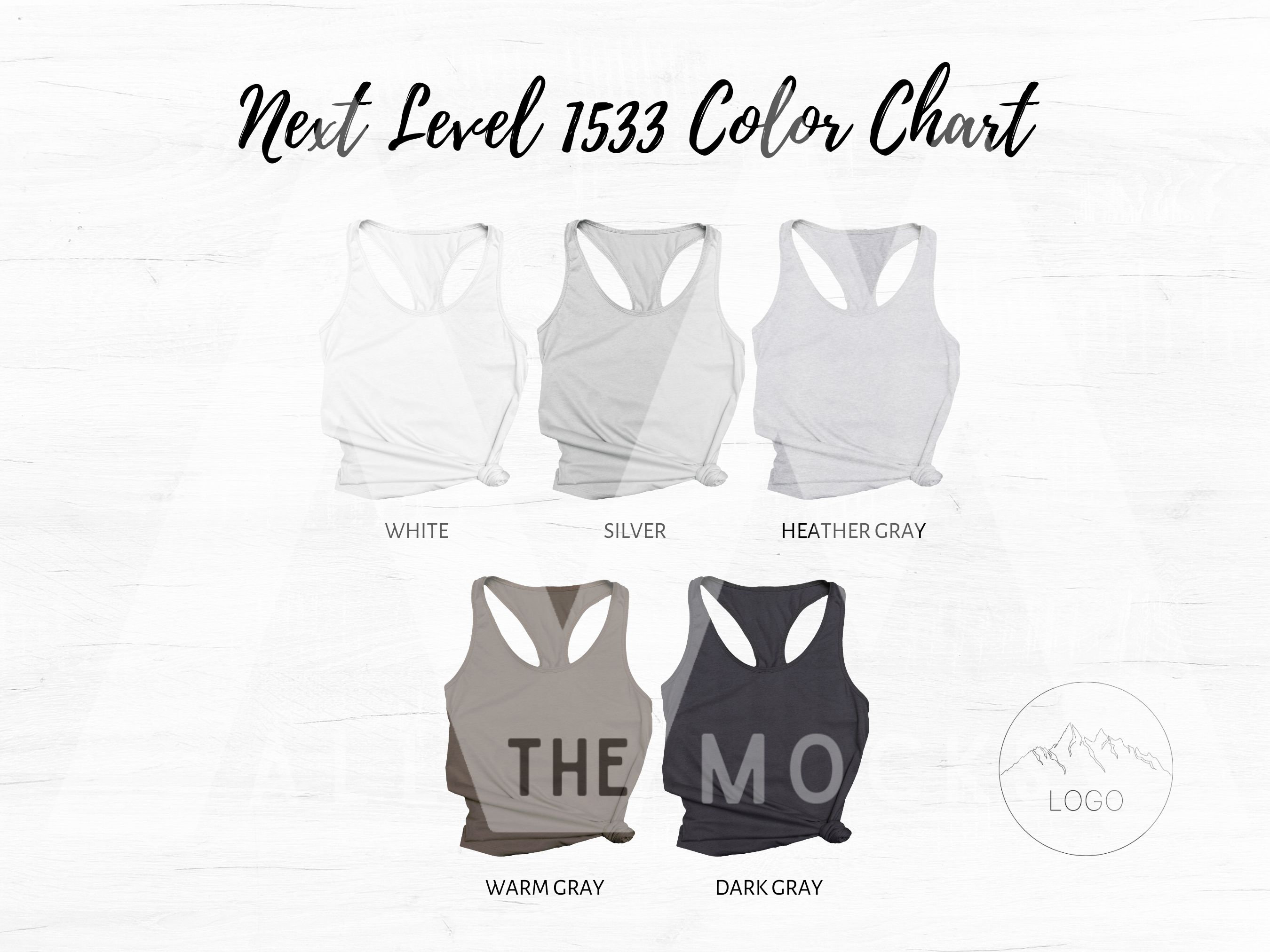 Next Level 1533 Color Chart Digital File Color Chart for Next Level ...