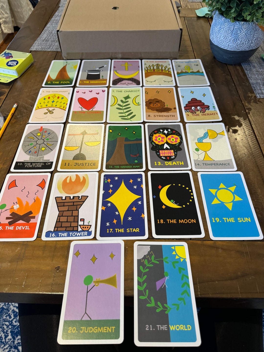 Major Arcana Tarot Deck - Etsy