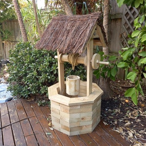 How to Build a 4ft (1200mm) Wooden Wishing Well With Winding Handle and ...