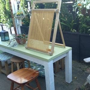 How to Make an Adjustable Tapestry Frame Loom for Weaving - Etsy