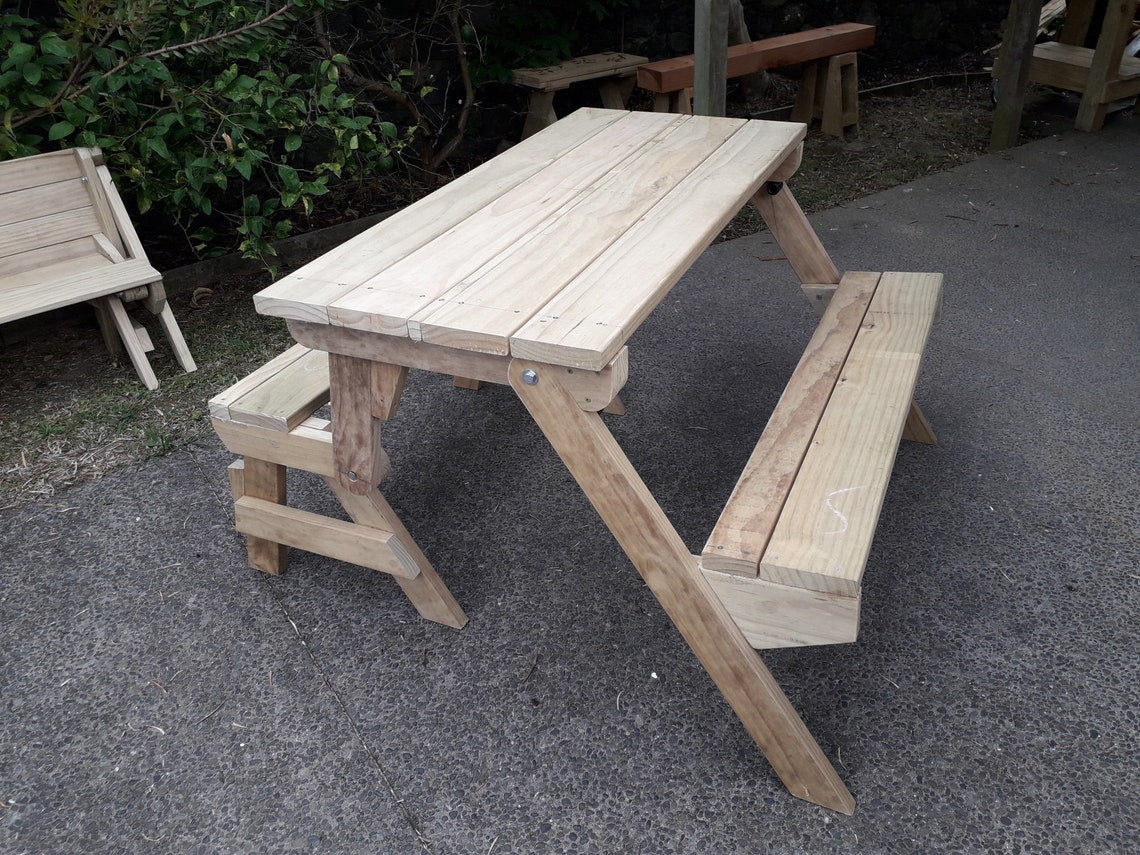 Folding Picnic Table to Bench Plans - Etsy