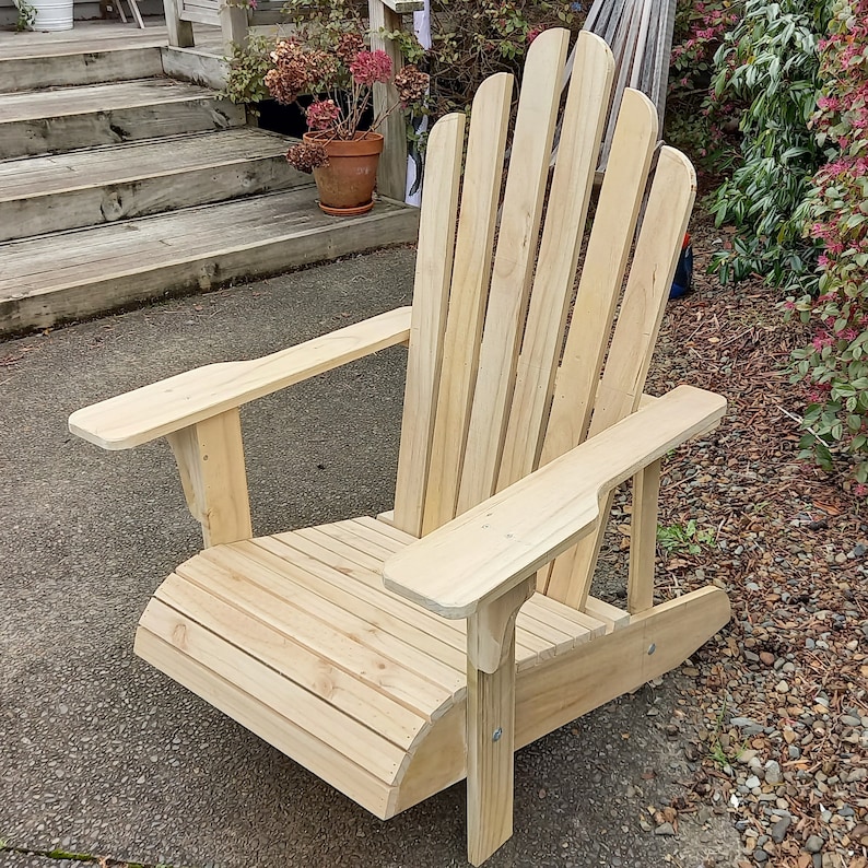 Plans for an Adirondack Chair - Etsy