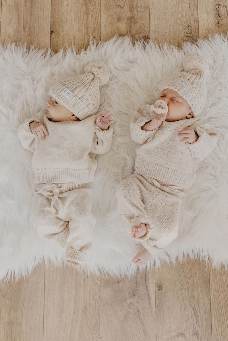 Baby Knit Set Long Sleeve Knit Baby Clothes Newborn Knits - Etsy