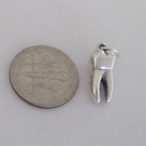 Sterling Silver 3d Tooth Charm brand New - Etsy