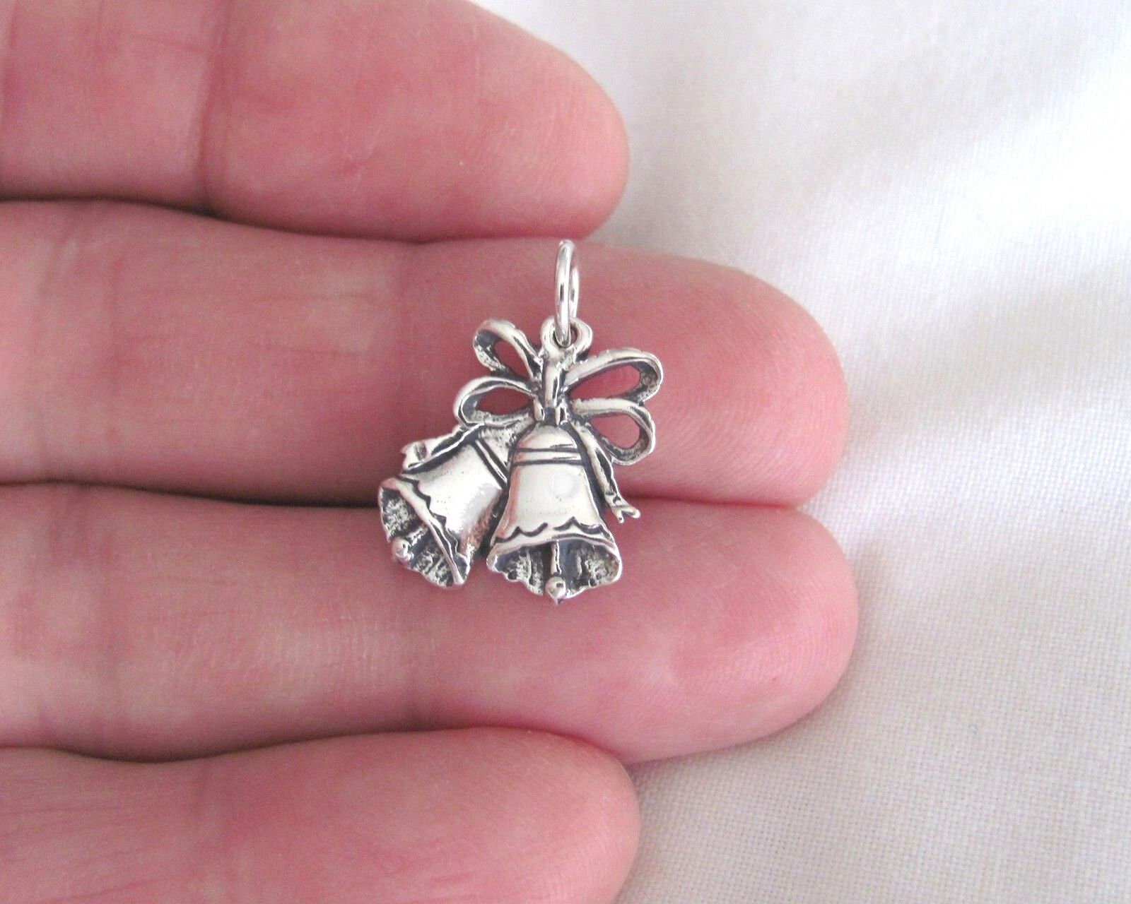 Silver Wedding Bells Background