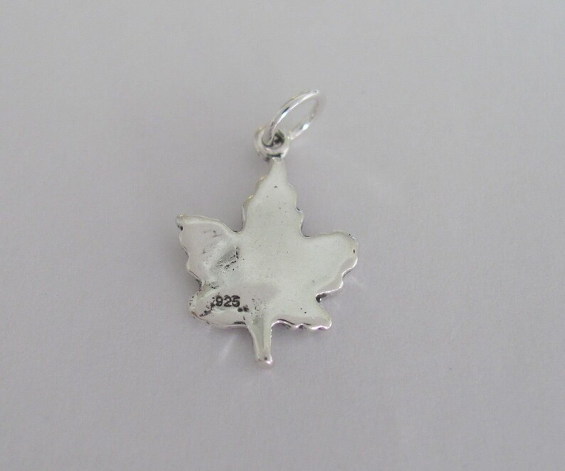 Solid Sterling Silver Maple Leaf Charm. (brand-new) - Etsy