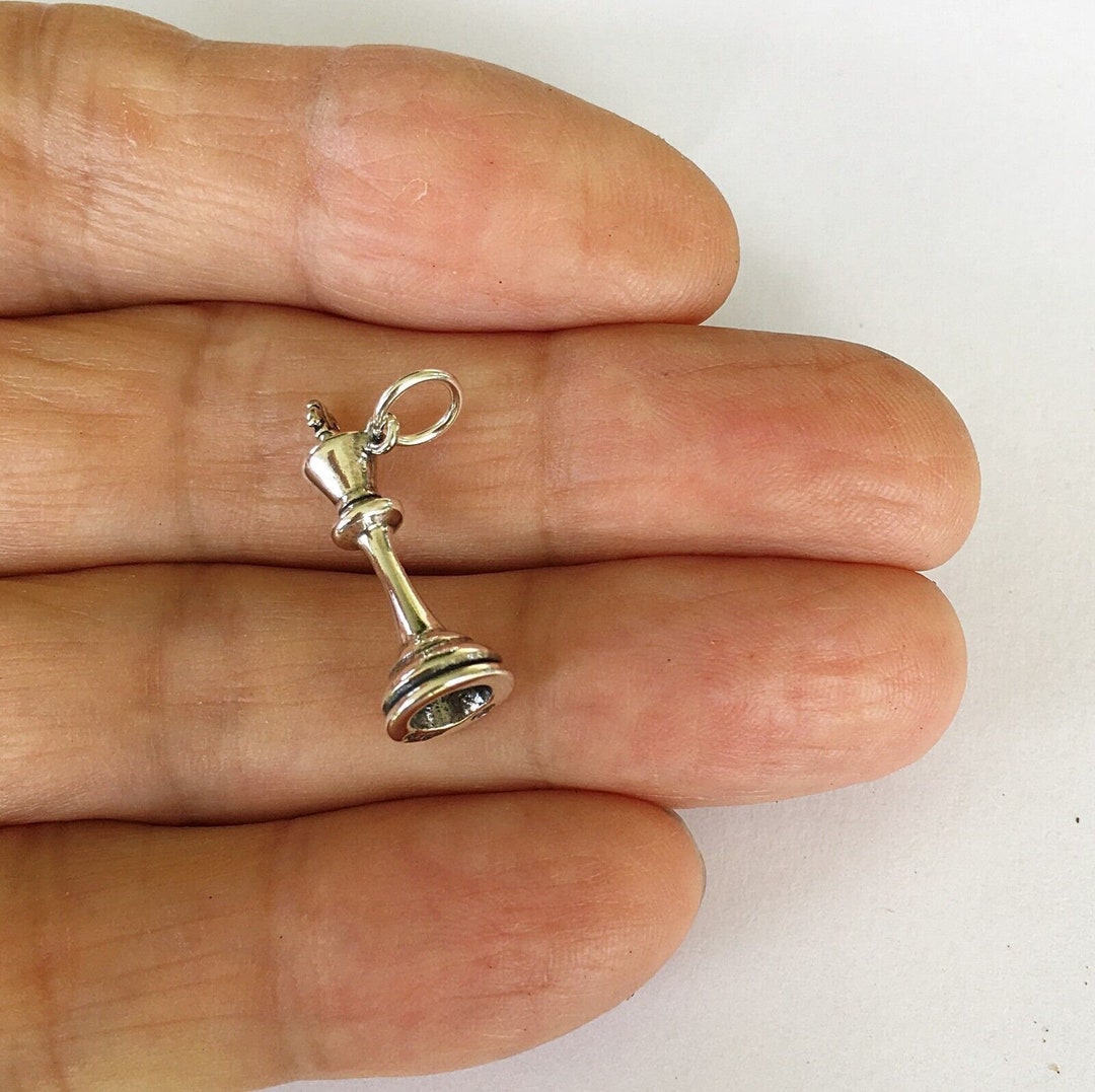 Solid Sterling Silver 24mm King Chess Piece Charm (brand New) - Etsy