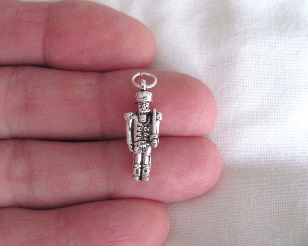 Solid Sterling Silver 3d Toy Soldier Charm (brand-new) (brand New) - Etsy