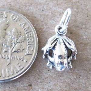 Very Small Solid Sterling Silver Frog Mini Tiny Charm. (brand New) - Etsy