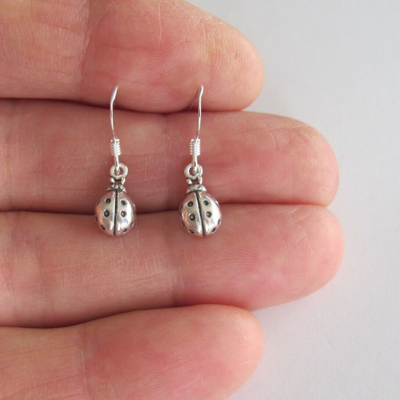Ladybug Earrings - Etsy