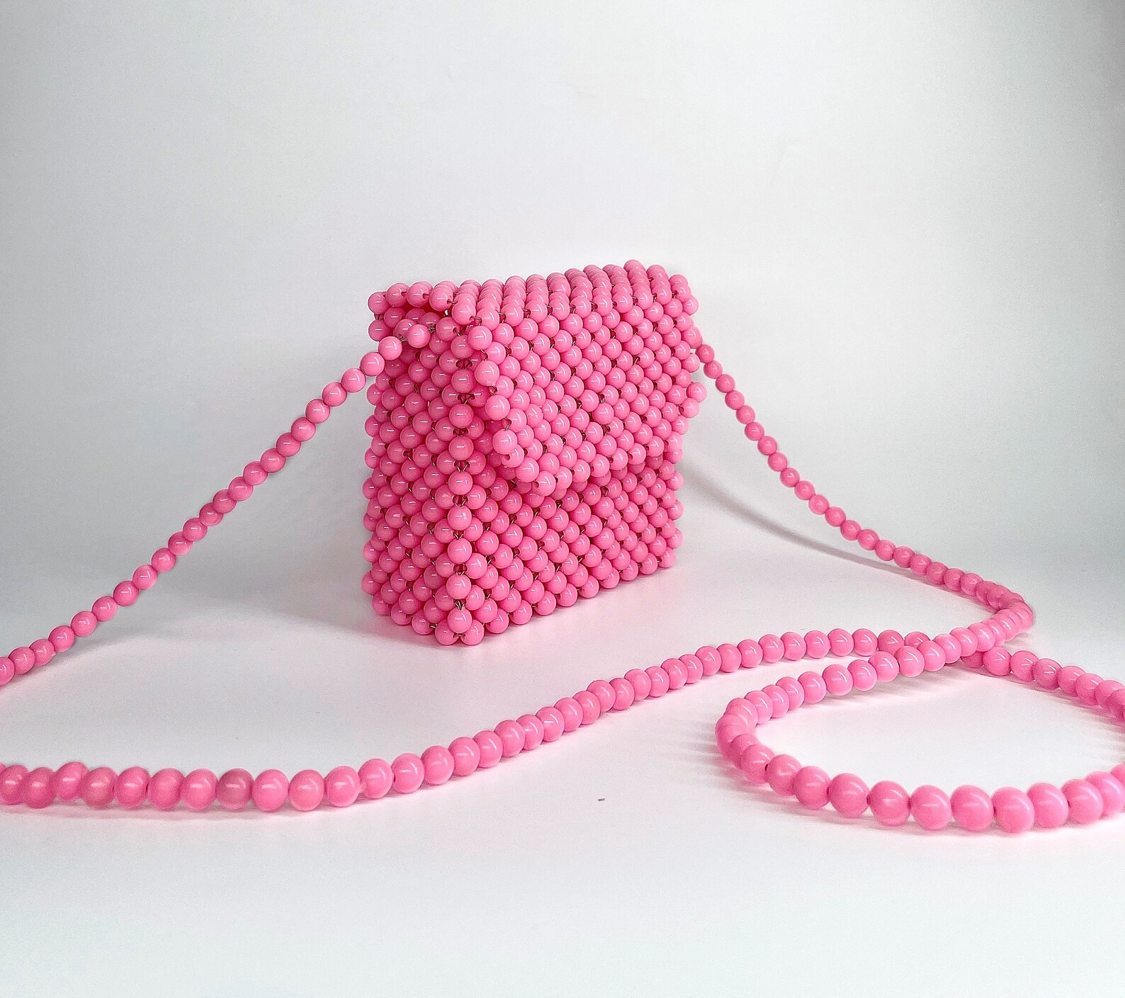 Cute Tiny Shoulder Bag Mini Matte Colored Bags Marshmallow | Etsy