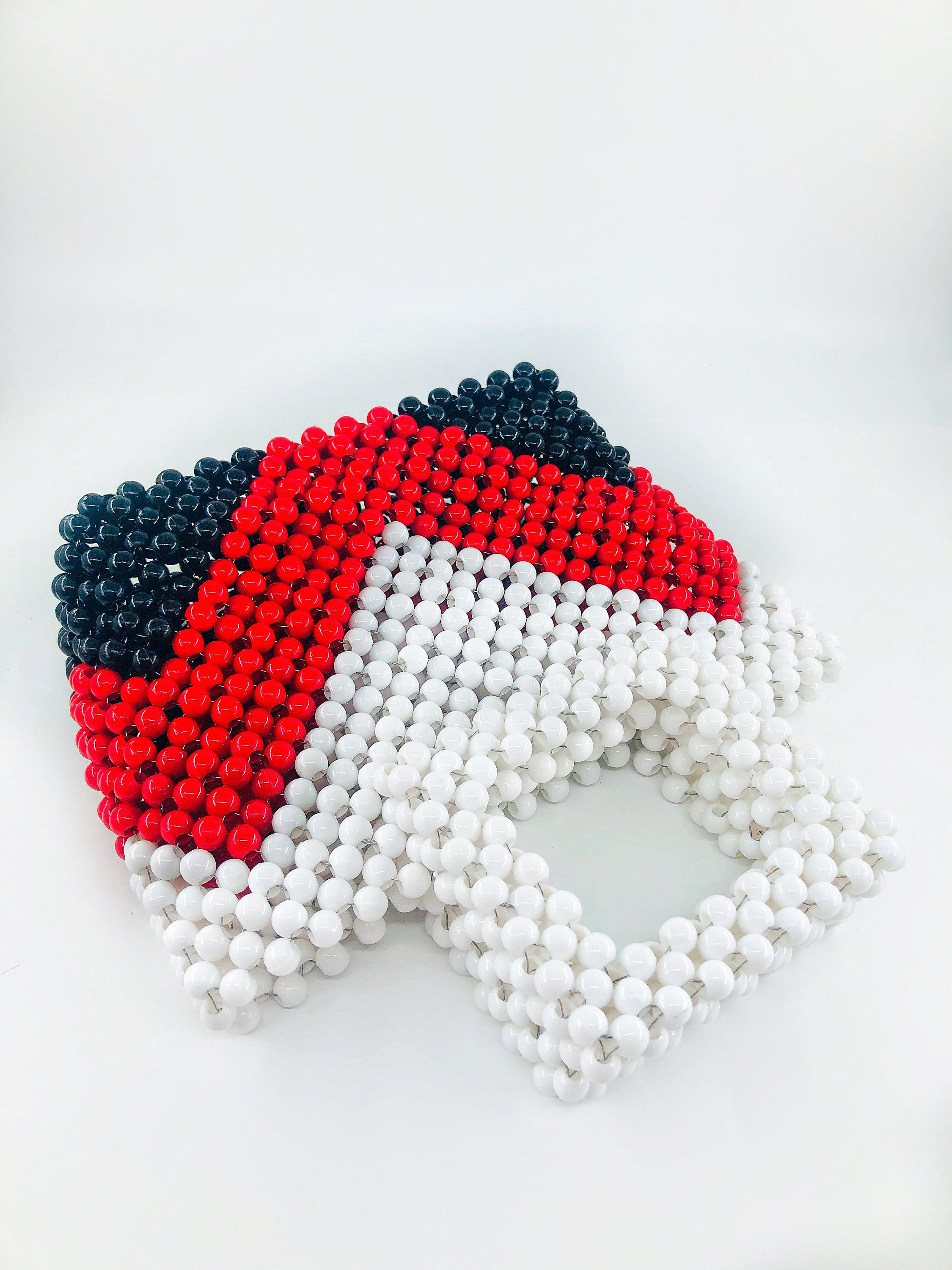 Red Bead Handbag Bead Handbag Bead Bag Women Bead Bag Bead - Etsy