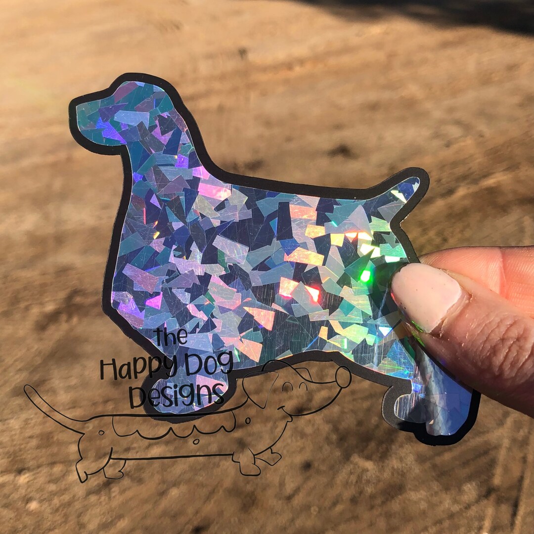 CUSTOM Dog Breed Magnet Holographic Dog Magnets - Etsy