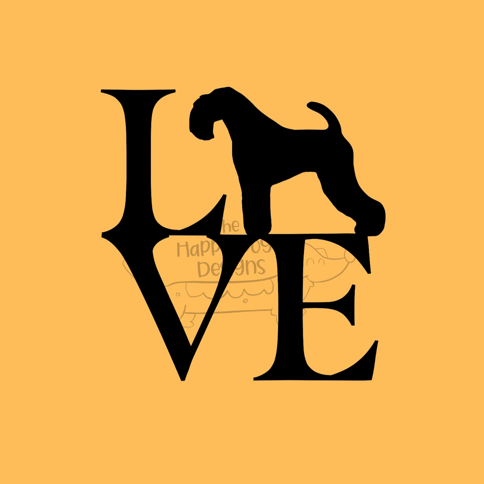 Kerry Blue Terrier Vinyl Sticker Kerry Blue Terrier Sticker - Etsy UK