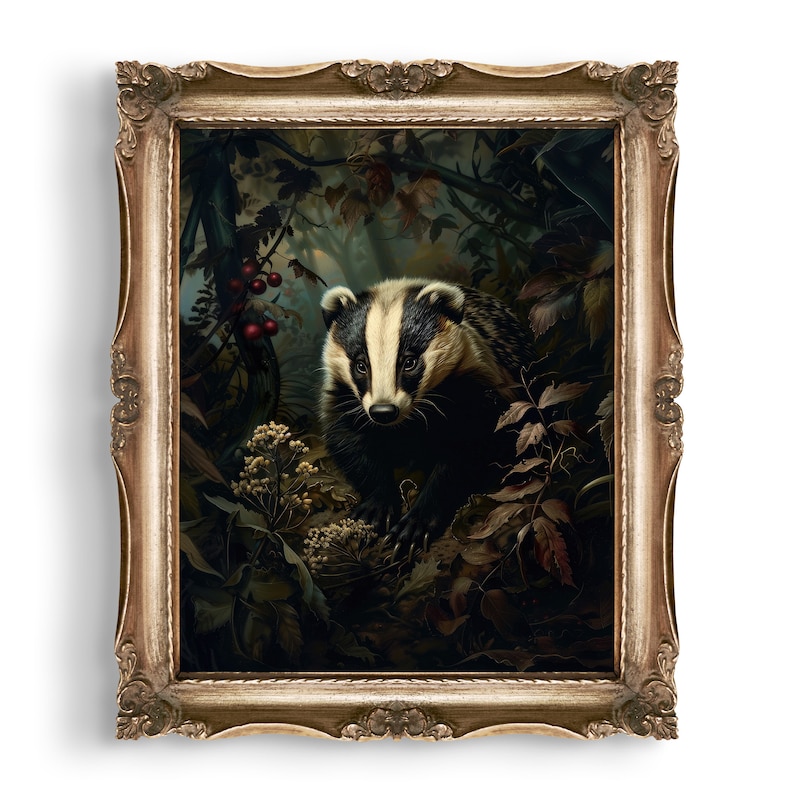 Badger Art - Etsy