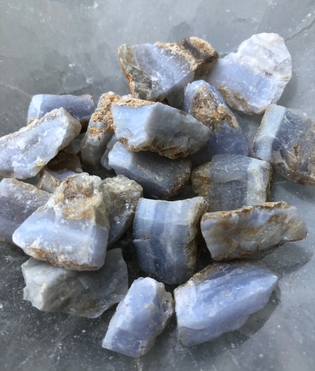 Blue Lace Agate Raw Pieces | Available in Various Sizes - Etsy