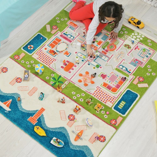 IVI 3D Farm Nursery Toddler & Kids Play Mat Rug Soft Fun - Etsy
