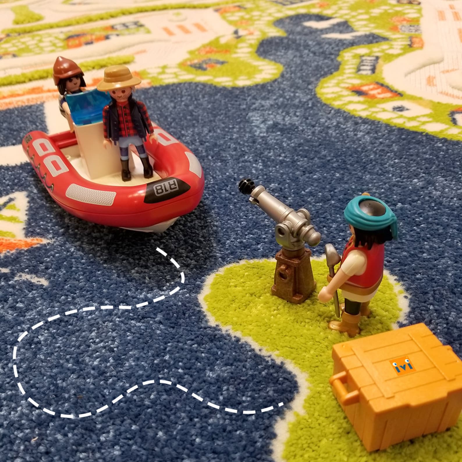 IVI 3D Mini City Nursery Toddler & Kids Montessori Play Mat | Etsy